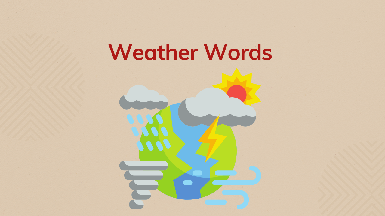 Adjectives to Describe Weather - Onah Chinese